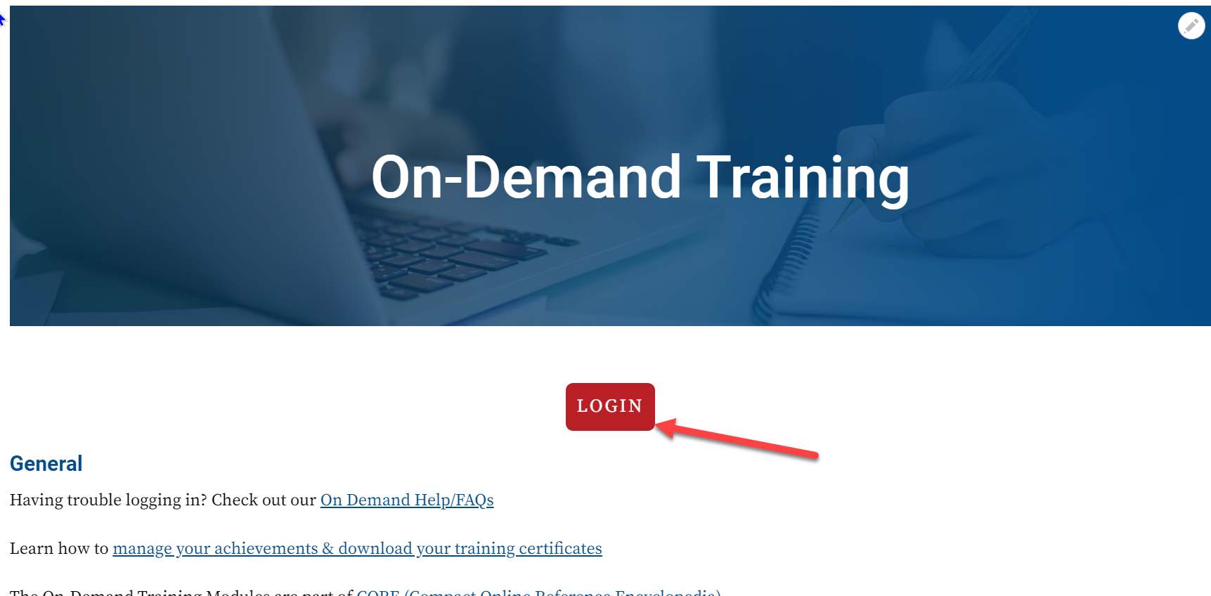 Accessing ICAOS OnDemand Training – ICAOS Support